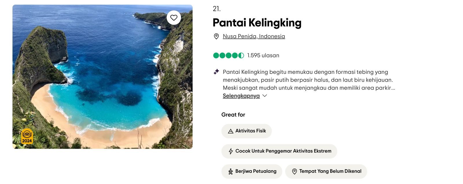 Pantai Kelingking Nusa Penida: Salah Satu Pantai Terbaik di Dunia 2024 ...